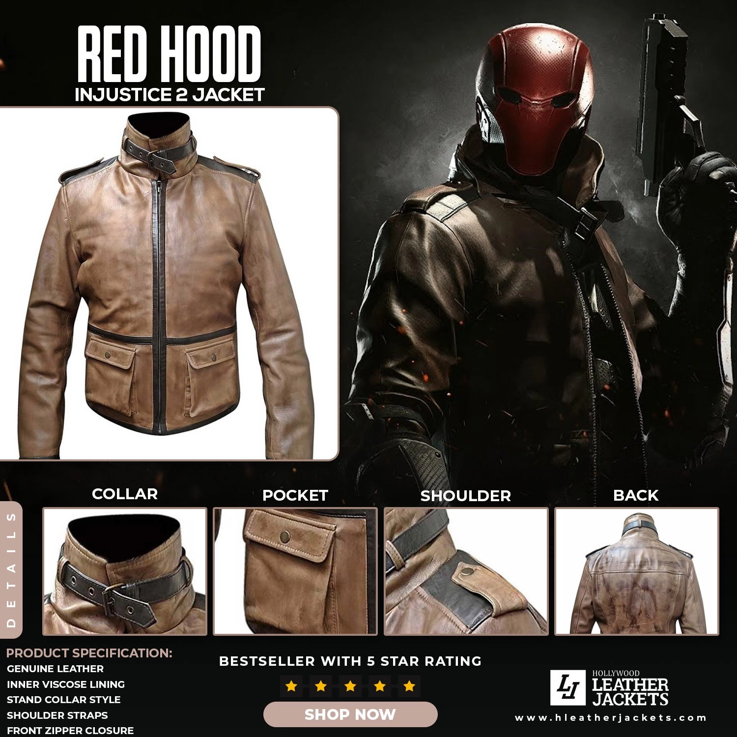 Red Hood Injustice 2 Jacket | Shop with Confidence Red Hood Injustice 2 Jacket | Shop with Confidence