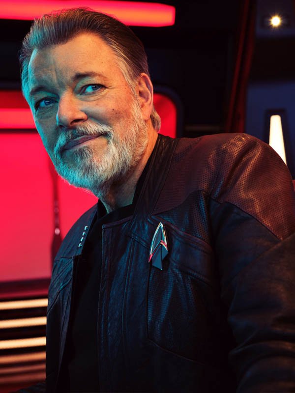 Star Trek Picard Season 3 Captain Riker Leather Jacket