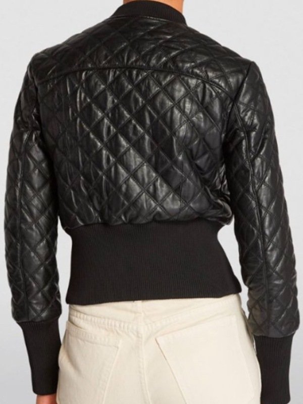Michelle Keegan Fool Me Once Quilted Leather Jacket