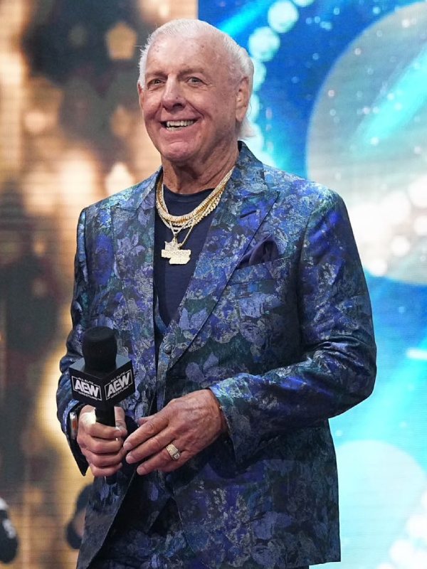 AEW Dynamite Ric Flair Floral Blazer - Hollywood Leather Jackets AEW Dynamite Ric Flair Floral Blazer - Hollywood Leather Jackets