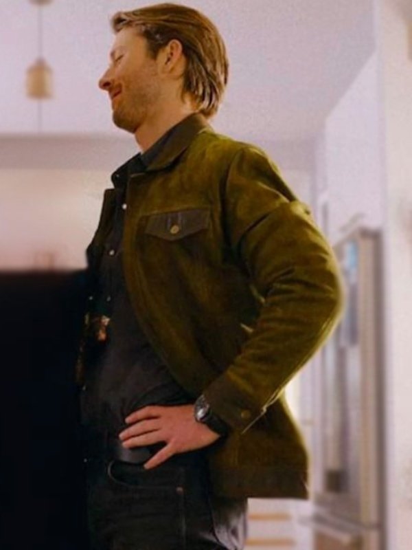 Hitman 2024 Glen Powell Jacket - Hollywood Leather Jackets