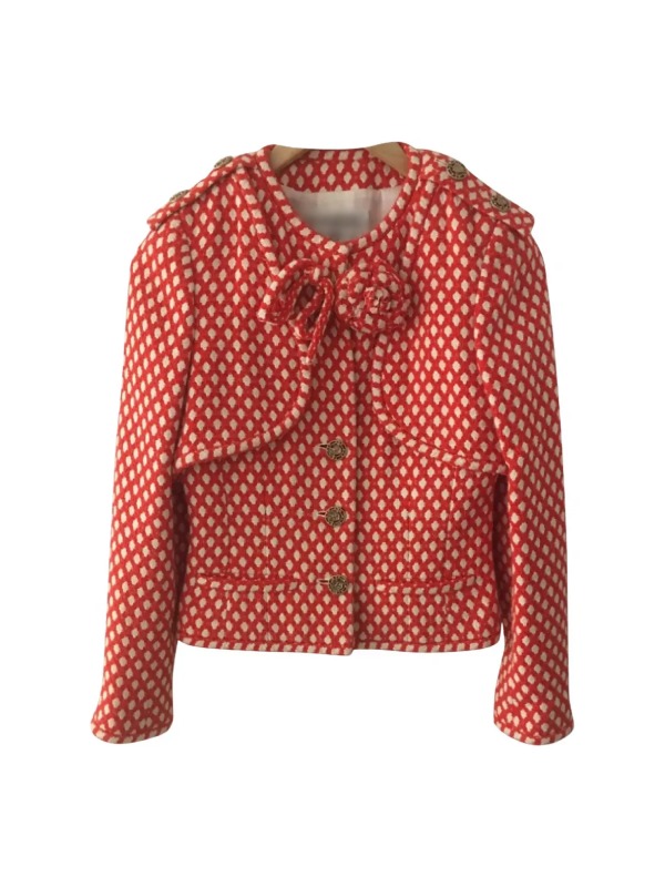 RHONY Season 15 Erin’s Red Printed Jacket - Hollywood Leather Jackets