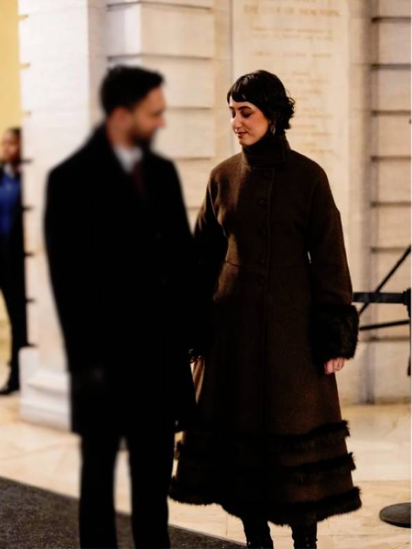 Ceremonial Inauguration 2026 Rama Duwaji Brown Coat